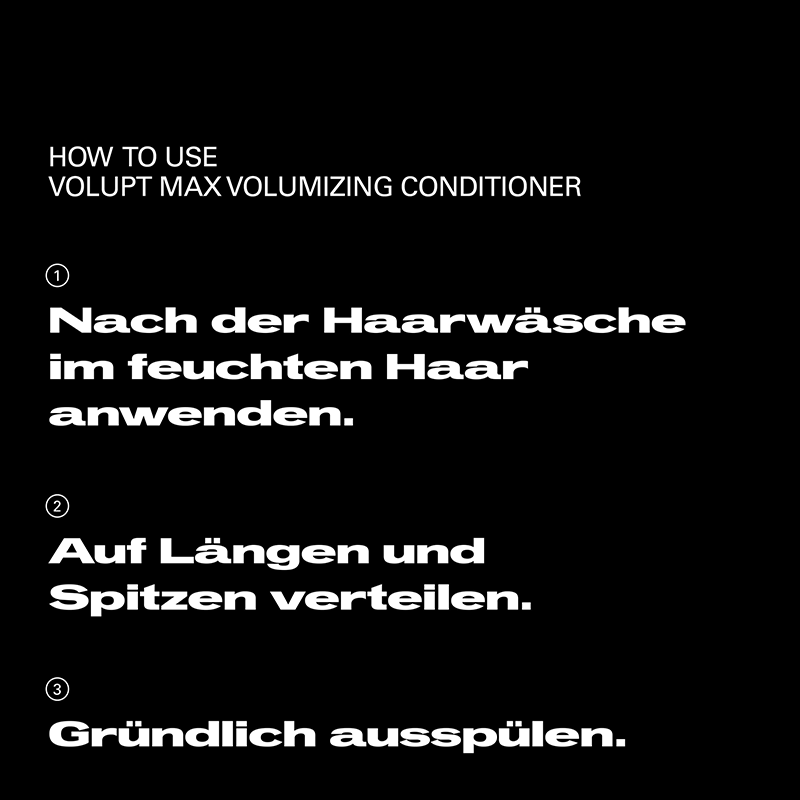 Volupt Conditioner - Seidiges Volumen & extraleichte Pflege