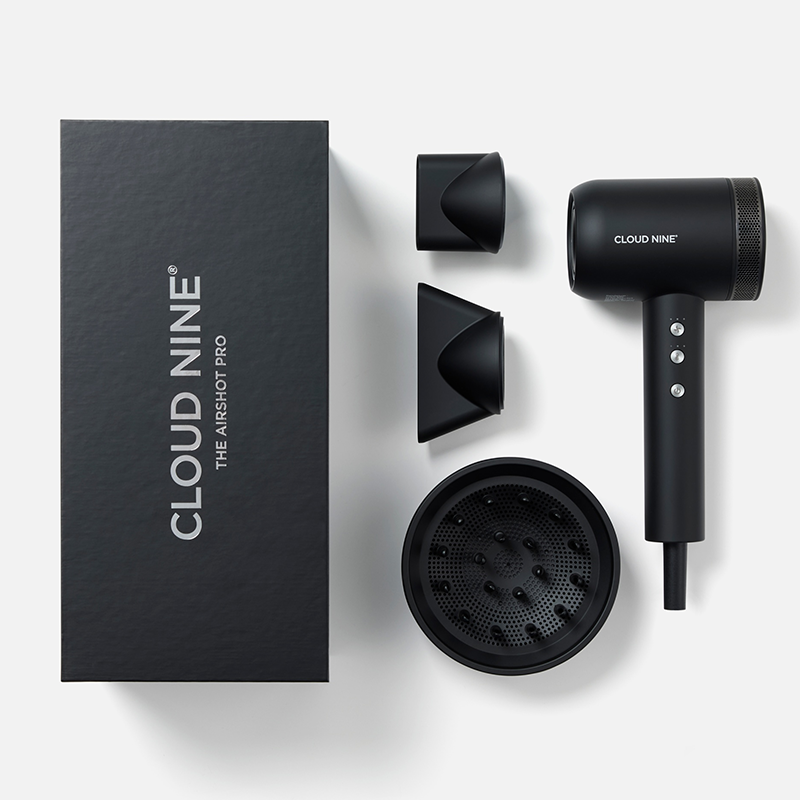 Cloud Nine - Airshot Pro Black | Präziser Profi-Haartrockner