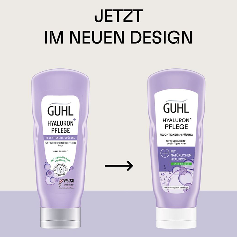 Guhl Hyaluron⁺ Pflege Spülung - Intensive Feuchtigkeit & Glanz